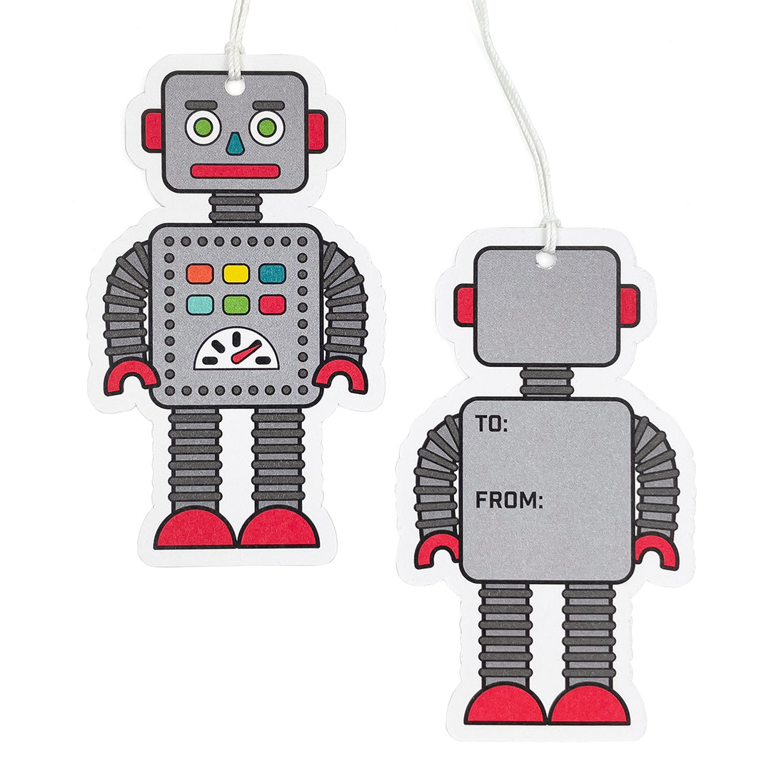 Robot Gift Tags- 10% off!