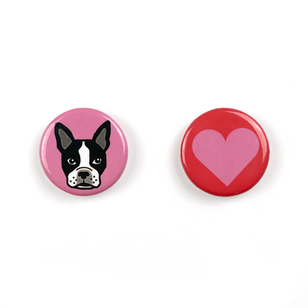 Boston Terrier Magnet Set