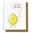Lemon Note Card