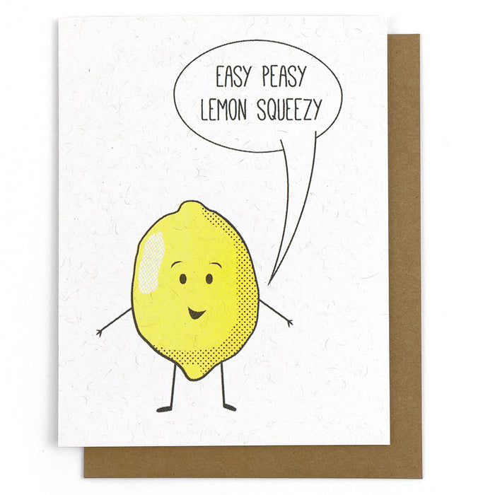 Lemon Note Card