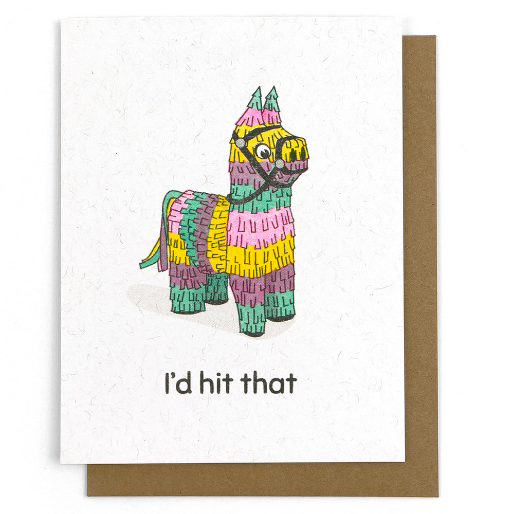 Piñata Valentine's Anniversary Card