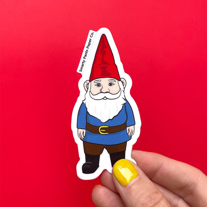 Garden Gnome Waterproof Vinyl Sticker