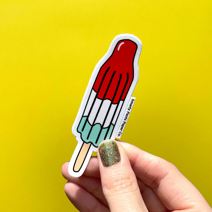 Retro Popsicle Waterproof Vinyl Sticker
