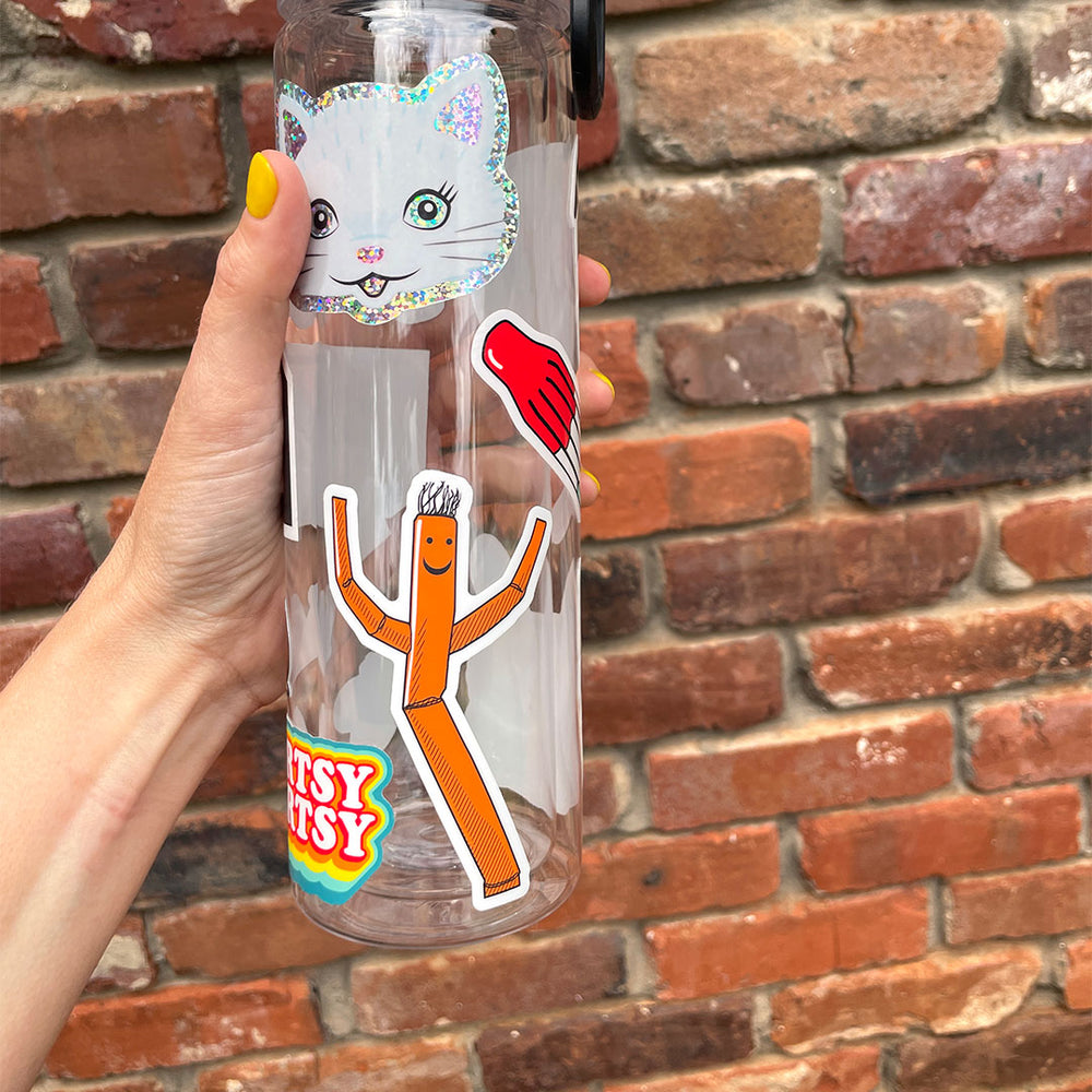 Wacky Waving Man Sticker