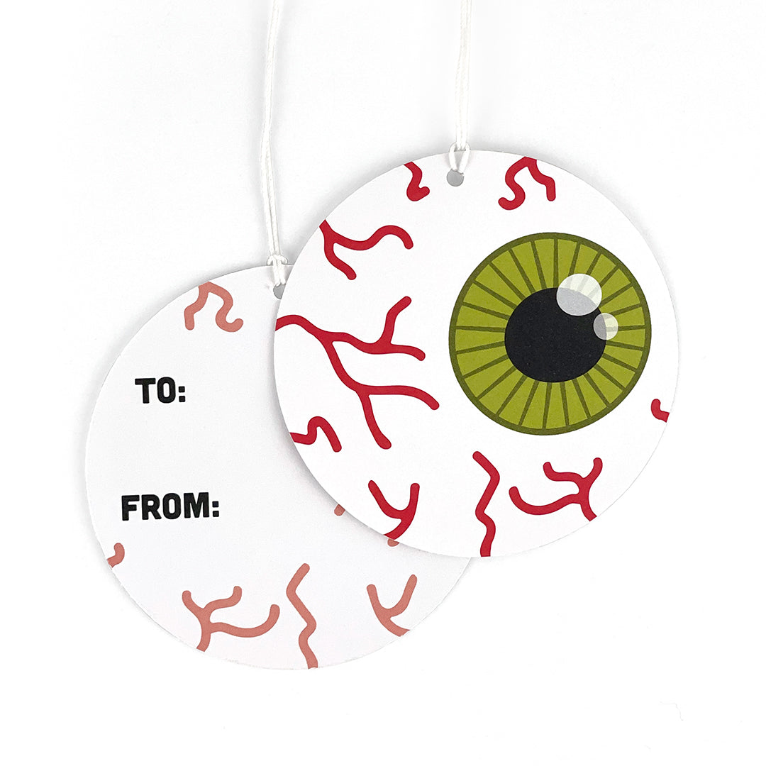 Die Cut Gift Tags- Eyeball