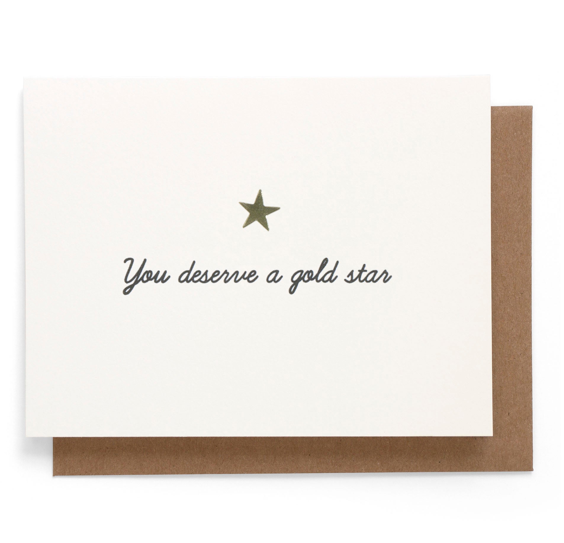 Gold Star Card – Smarty Pants Paper Co.