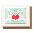 Heart Hands Card
