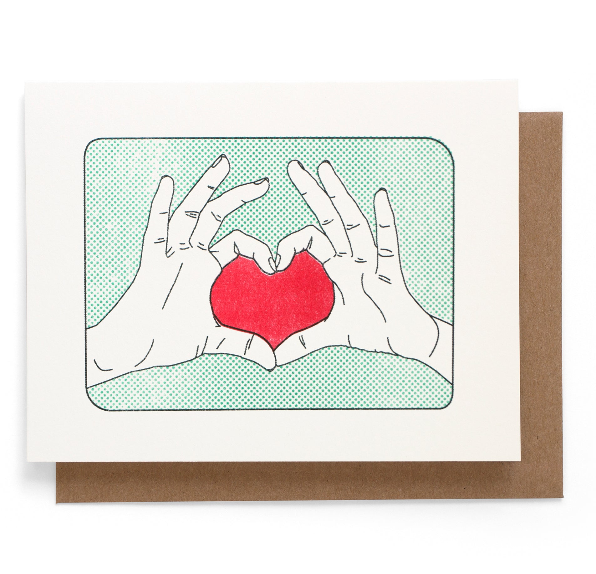 Heart Hands Valentine's Anniversary Card