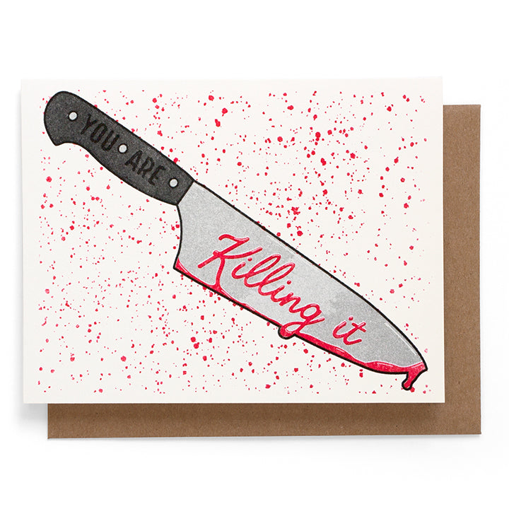 Killing it note card