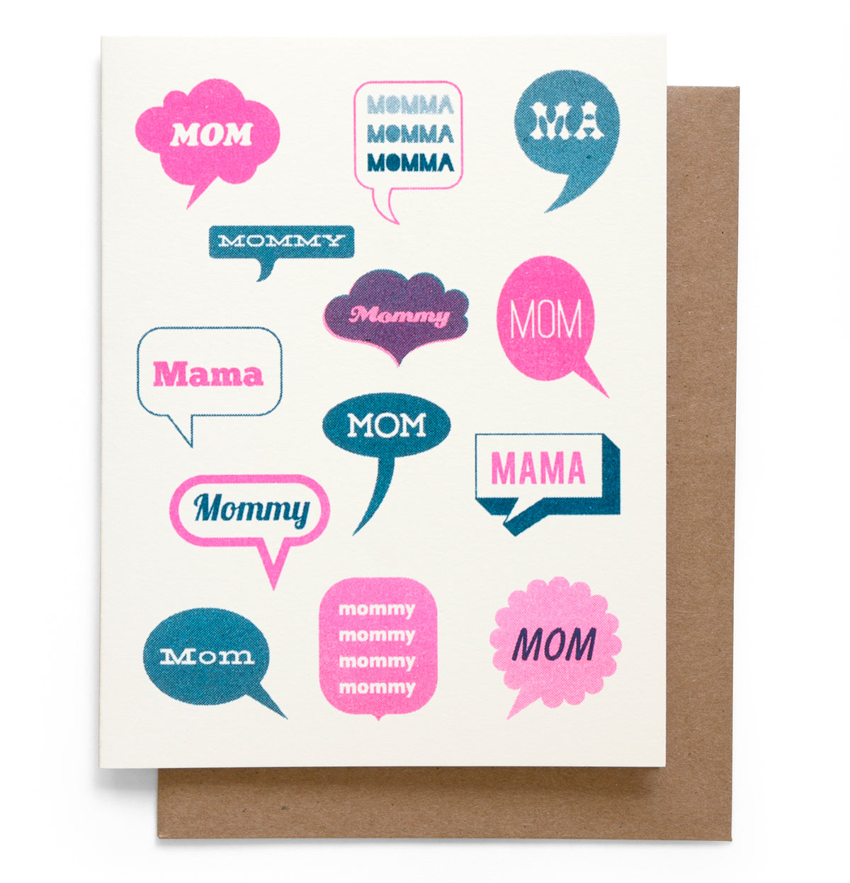 Mom Mom Mom Card