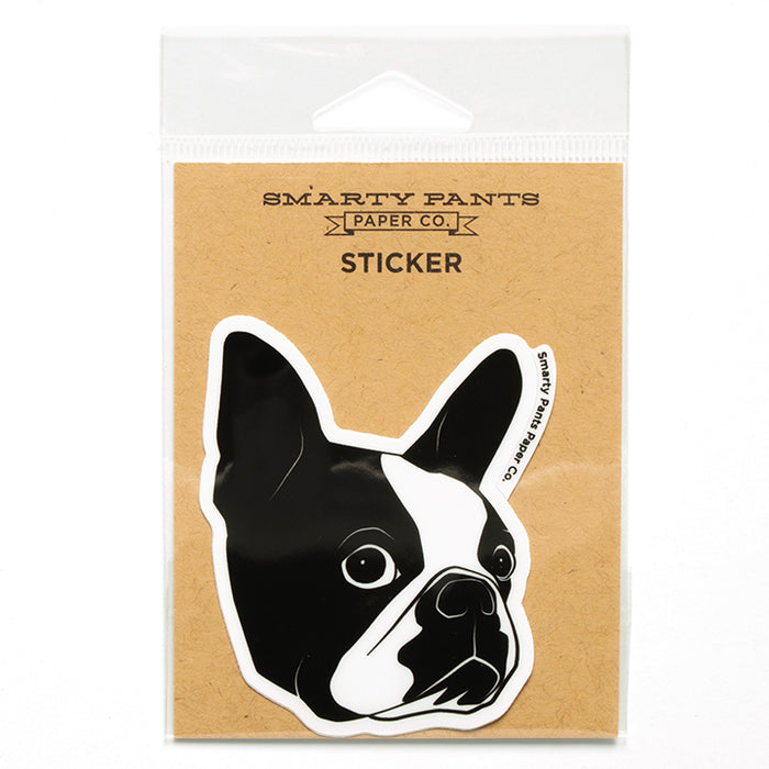 Boston Terrier Waterproof Sticker