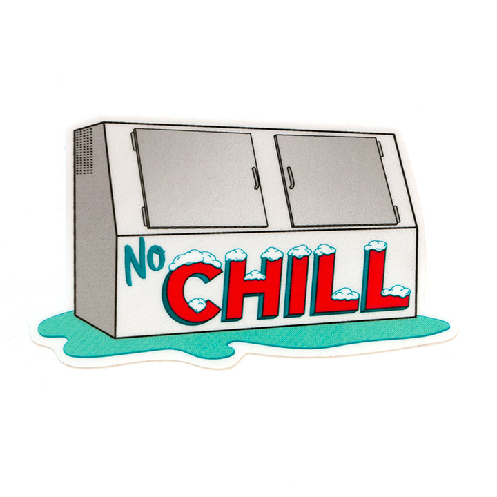 No Chill Ice Machine Waterproof Sticker